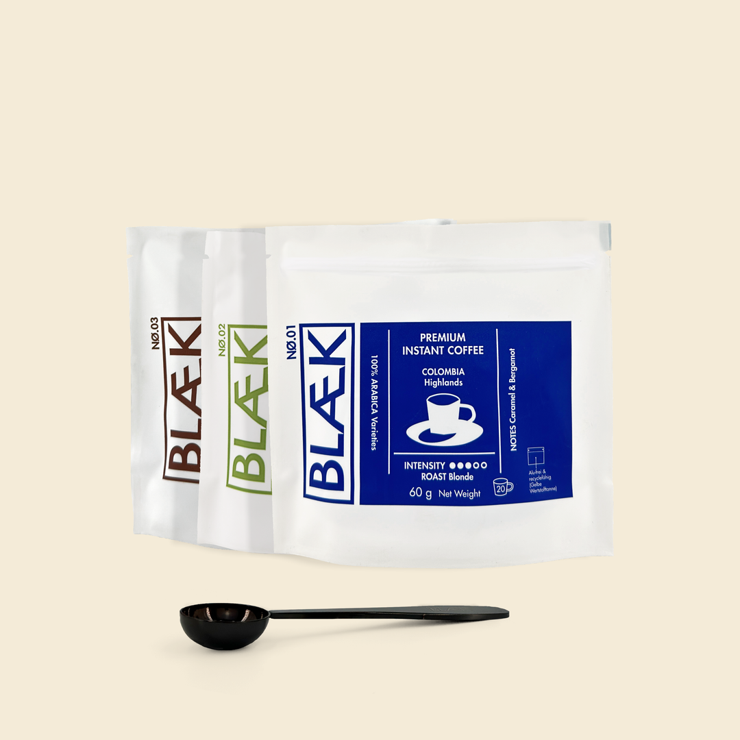 Instant Kaffee | Premium Kaffee Outdoor | Guter instant Kaffee – BLÆK ...